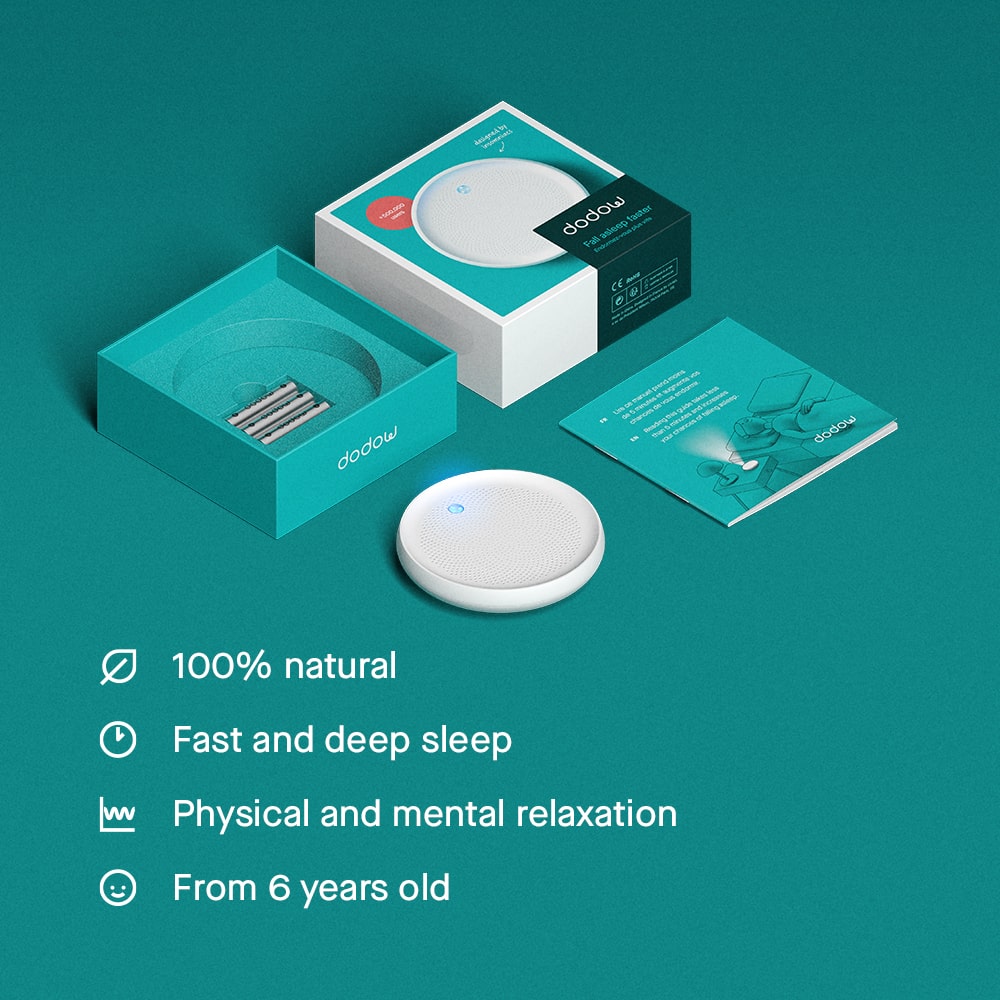 Dodow Official Shop | Fall asleep faster | 100-Day Money Back Guarantee